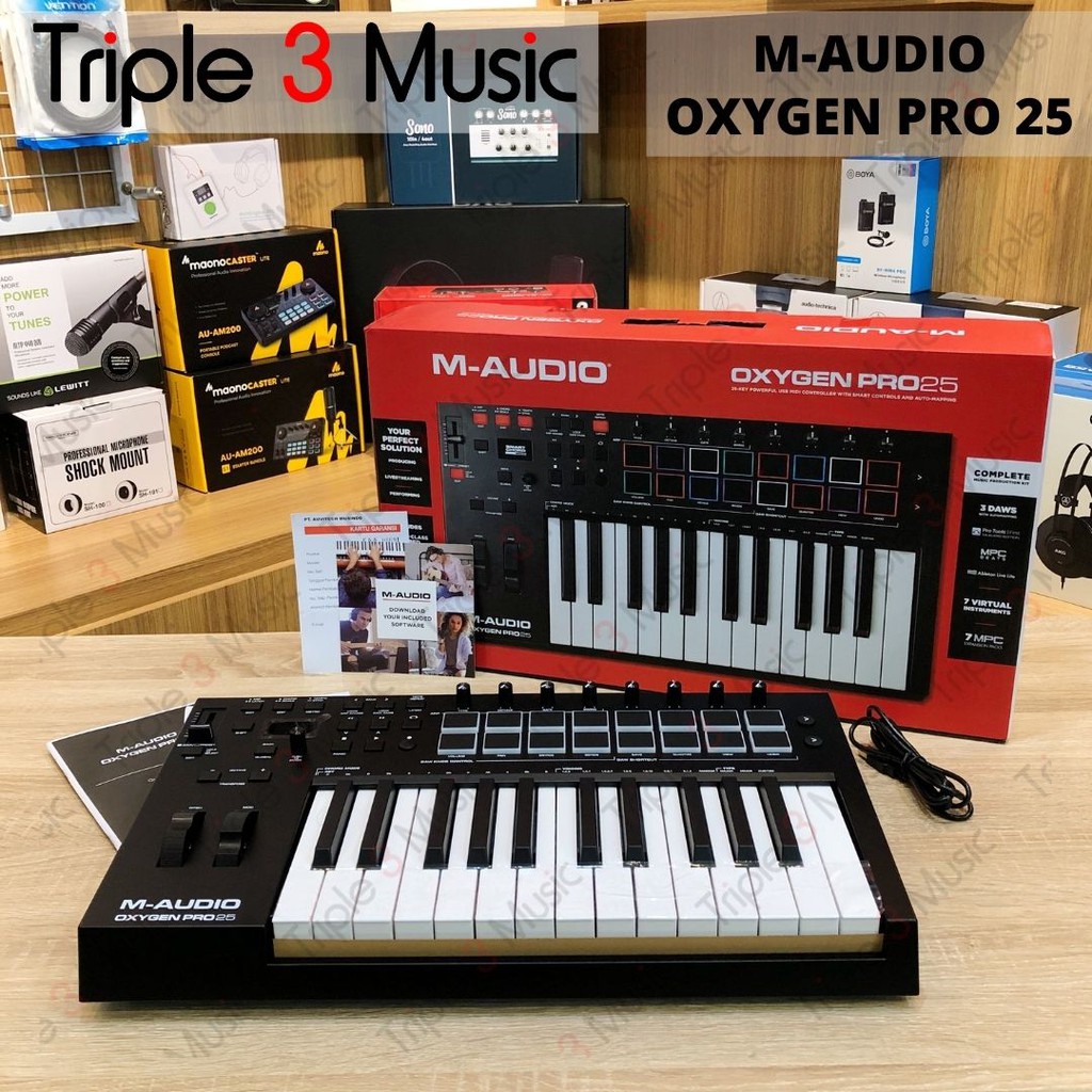Jual M-Audio Oxygen Pro 25 Midi Controller 25 keys | Shopee Indonesia