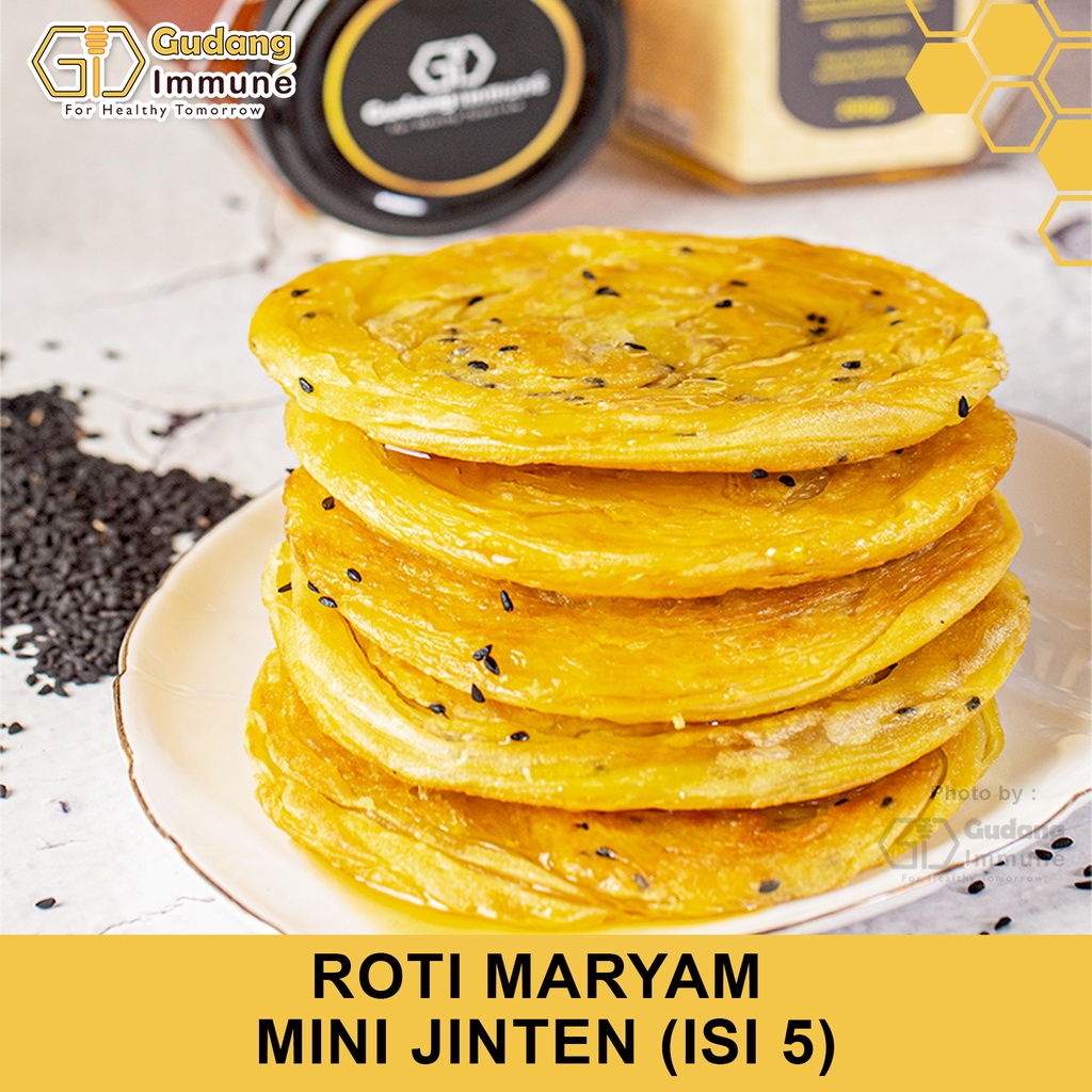 Jual Roti Maryam Roti Canai Medium Mini Jinten Frozen Isi 5 - Gudang ...