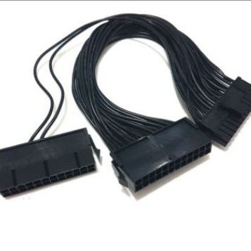 Jual kabel dual psu atx 24 pin motherboard mining bitcoin double power ...