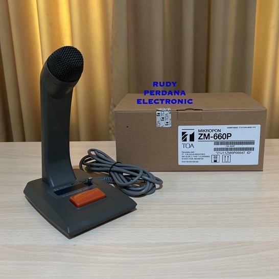 Jual MICROPHONE MIC PAGING MIKROPON MIK DESKTOP MEJA PANGGILAN TOA ZM ...