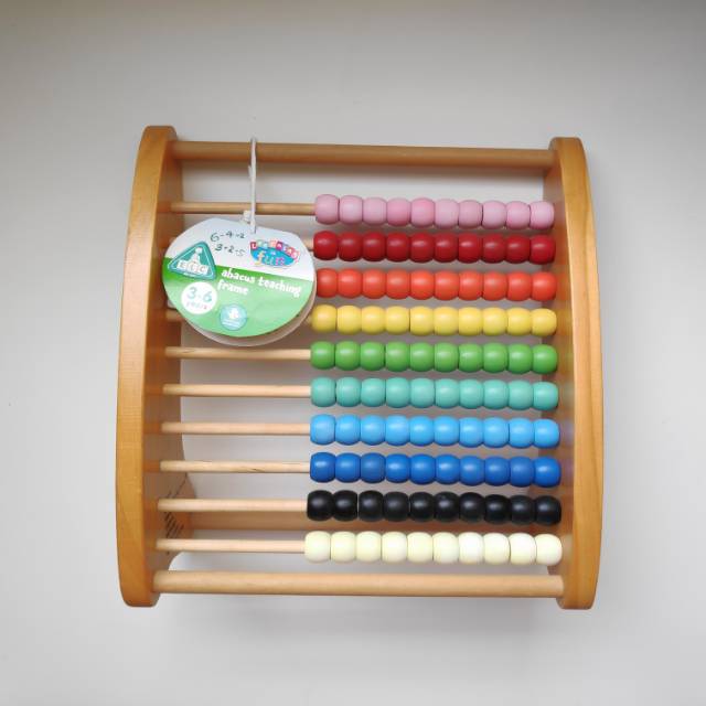 Jual ELC wooden abacus / sempoa | Shopee Indonesia