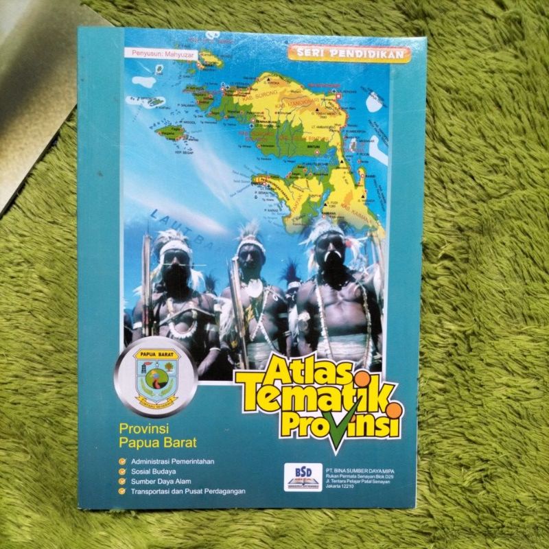 Jual ORIGINAL BUKU ATLAS TEMATIK PROVINSI PETA PAPUA BARAT | Shopee ...
