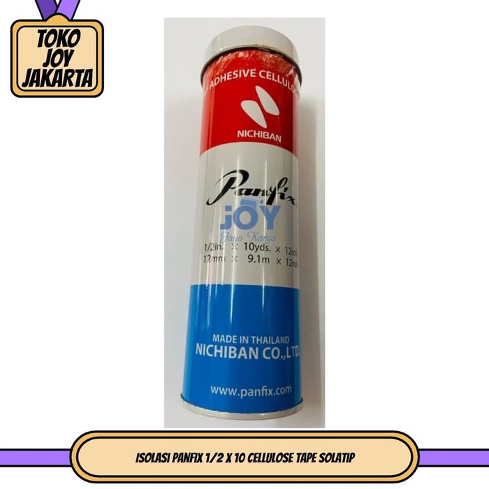 Jual Isolasi Panfix 1/2 X 10 Cellulose Tape Solatip | Shopee Indonesia