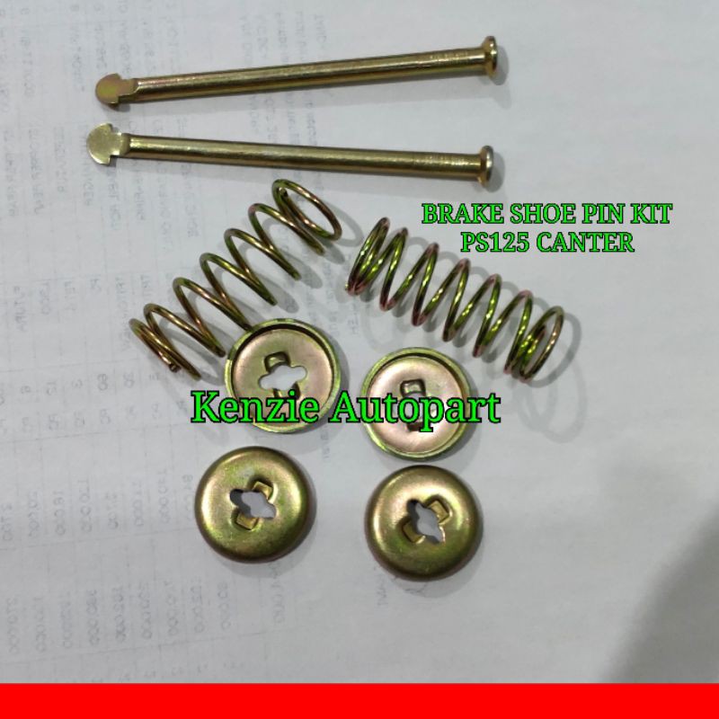 Jual BRAKE SHOE PIN KIT PAKU KAMPAS REM PS125 CANTER | Shopee Indonesia