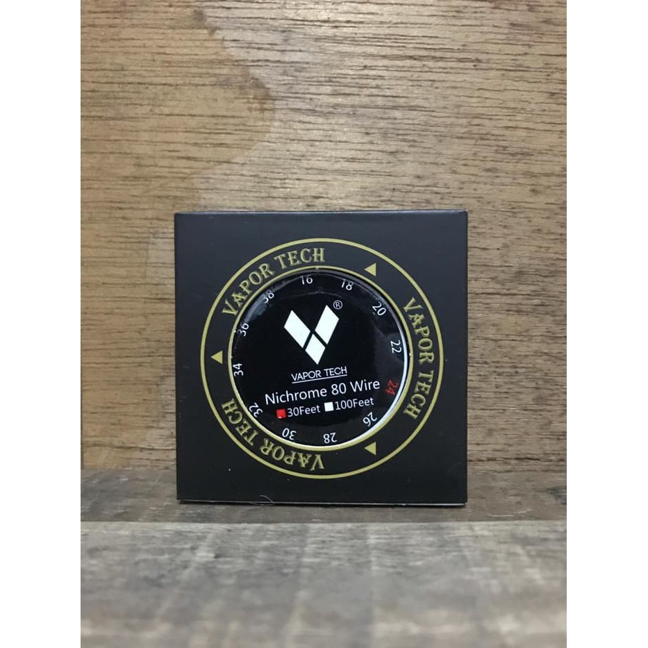 Jual VaporTech Vapor tech Nichrome 80 Ni 80 Wire 30 feet 24 AWG kawat ...