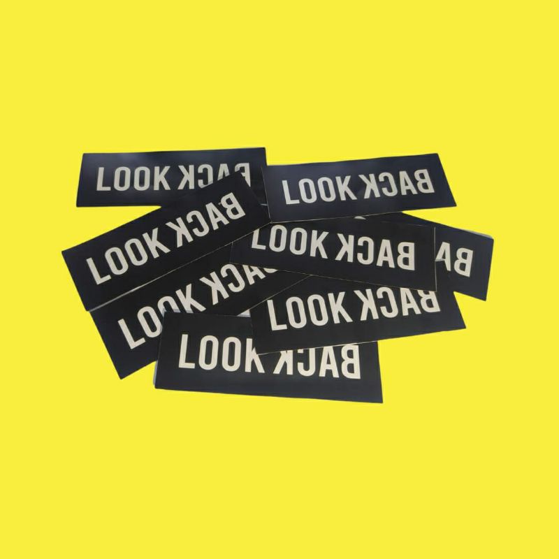 Jual STIKER ORIGINAL LOOK BACK 01 | Shopee Indonesia