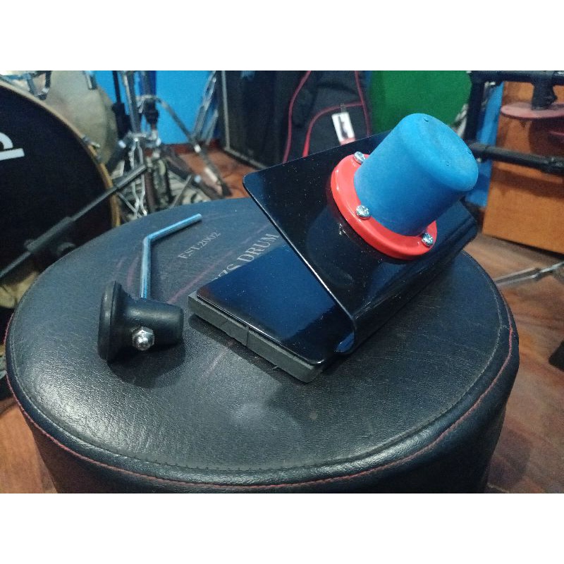 Jual Paket SZS Kick Pad Single & Drum Pad Economist (Bukan Elektrik ...