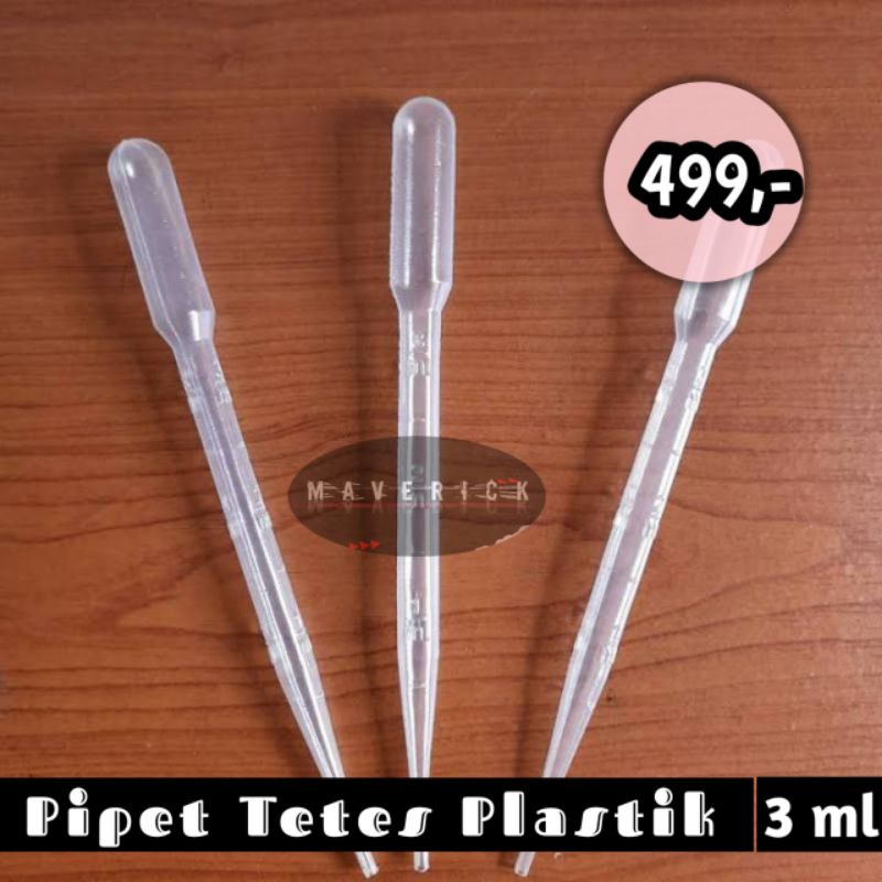 Jual Pipet Tetes Spet 3 Ml Plastik Alat Suap Susu Makan Obat Hewan ...