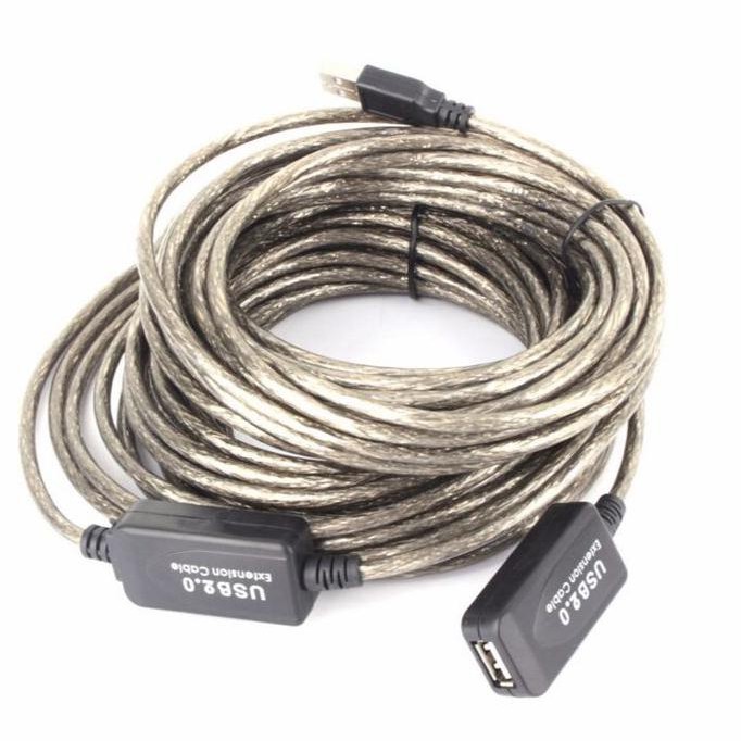 Jual Kabel USB 20 meter Aktif - Kabel USB perpanjangan 20 meter ...