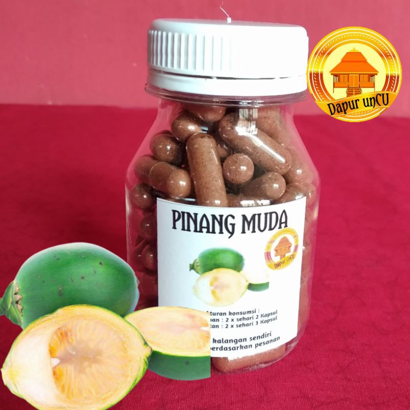 Jual Kapsul PINANG MUDA. 100 kapsul. ( di buat ketika ada pesanan, sehingga produk selalu baru ...
