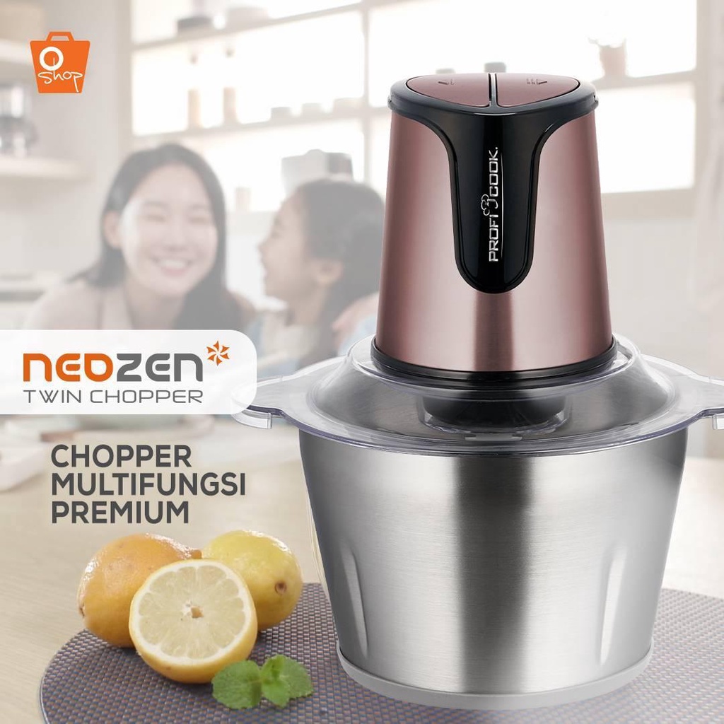 Jual Chopper Multifungsi Twin Chopper Neozen 300 Watt Rose Gold ...