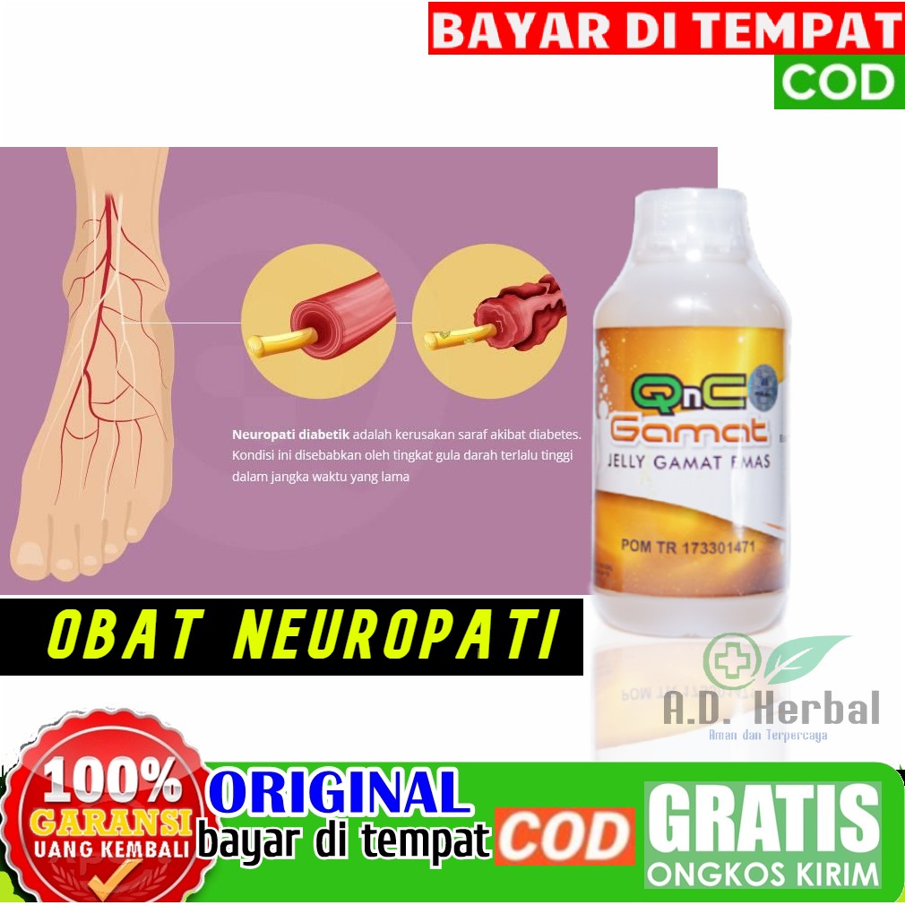 Jual Obat neuropati Saraf rusak karena diabetes Mati rasa, kebas ...