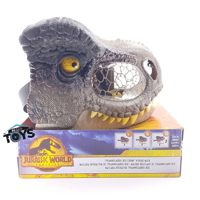 Jual Jurassic World Dominion Tyrannosaurus Rex Chomp N Roar Mask ...