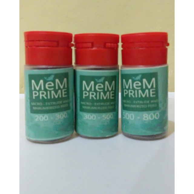 Jual PELET MeM PRIME 300-500 MICRON 10 GR PAKAN IKAN HIAS | Shopee ...