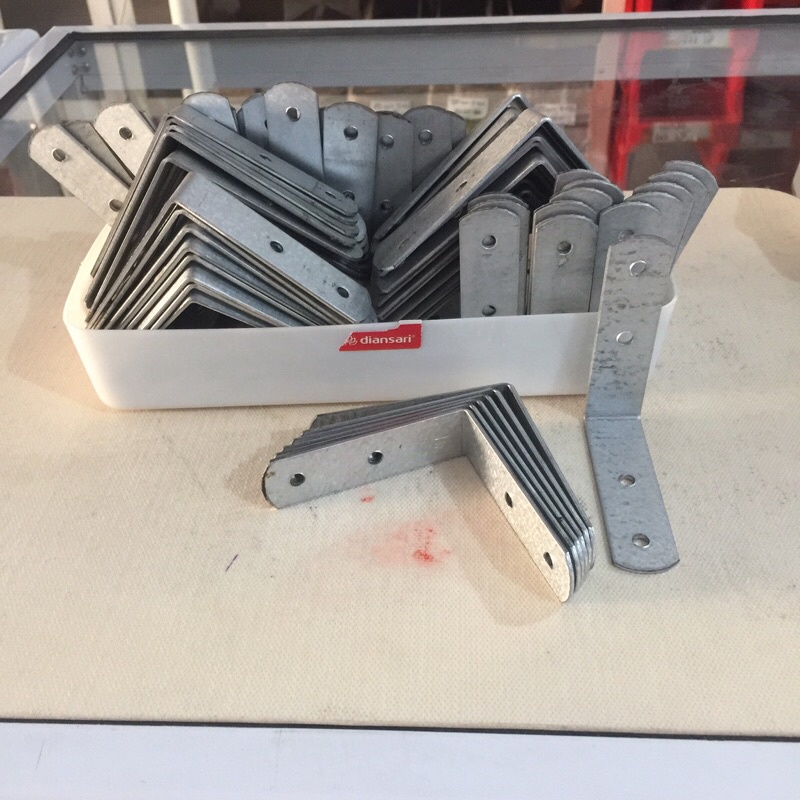 Jual SIKU 6X6 / SIKU L BESI / BRACKET SIKU RAK PENYANGGA / SIKU RAK ...