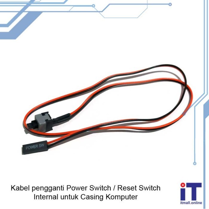 Jual Kabel power switch pc bisa untuk kabel reset switch pc internal ...