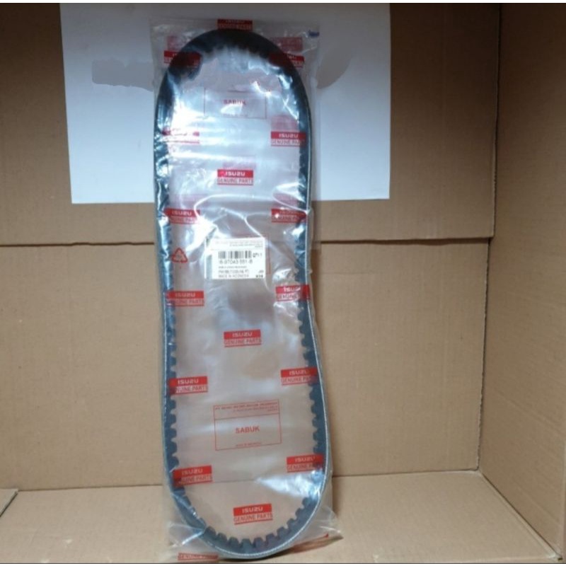 Jual TALI KIPAS / FAN BELT ALTERNATOR ISUZU NHR ORIGINAL 8-97043 551-B | Shopee Indonesia