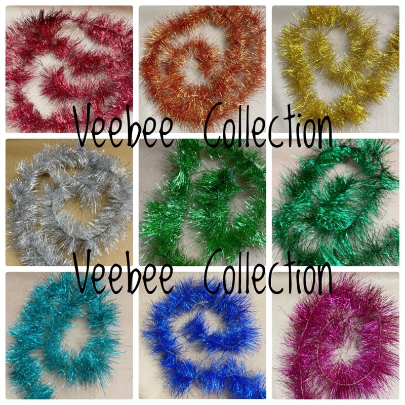 Jual Tali hias/ slenger/tali hias pohon natal/dekorasi natal/hiasan ...