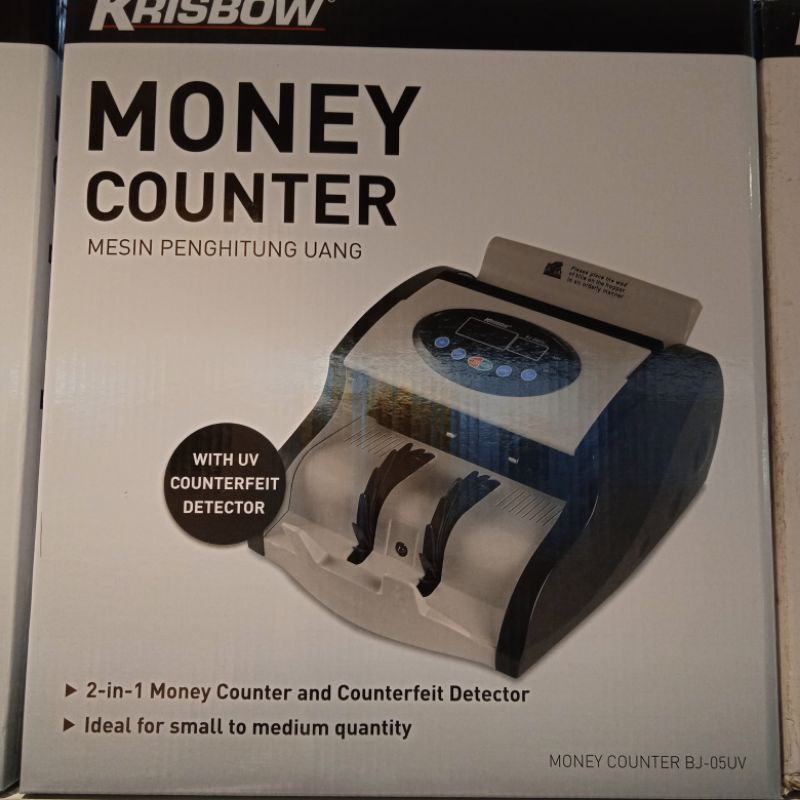 Jual Krisbow Money counter Mesin Penghitung Uang Bj-05cuv | Shopee ...