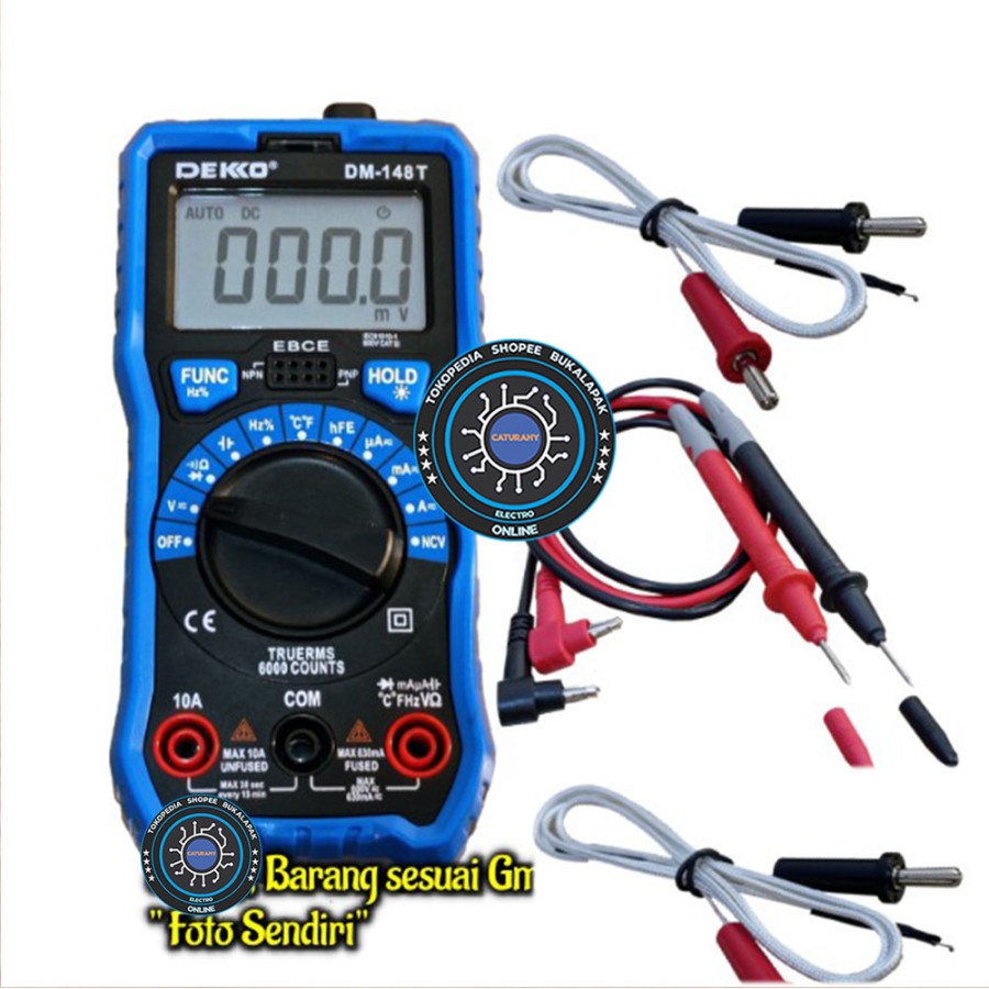 Jual avometer digital dekko DM148T avo meter dm 148c auto Dm 148T 148 ...