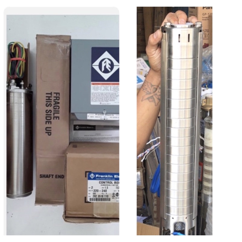 Jual submersible franklin 2 hp output 1,5 dim 220 volt | Shopee Indonesia