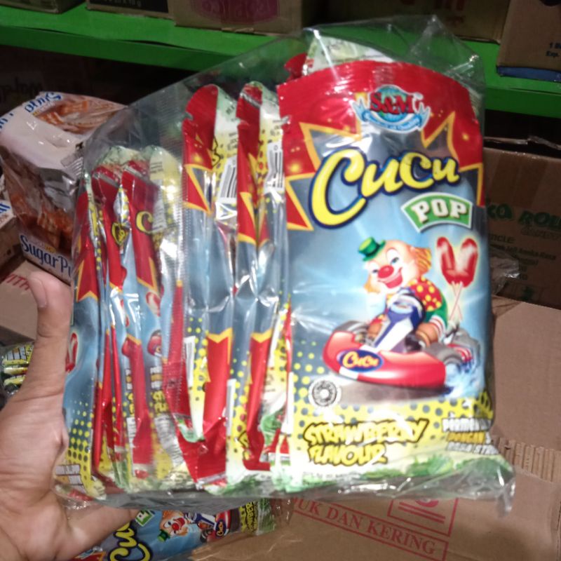 Jual cucu pop isi 20 bungkus (free buble warp) | Shopee Indonesia