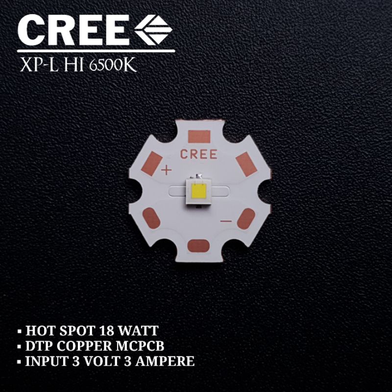 Jual CREE XP-L XPL HI PUTIH 20MM TEMBAGA LED EMITTER COPPER PCB ...