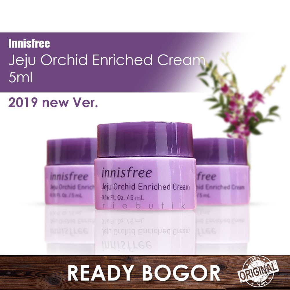Jual Innisfree Jeju Orchid Enriched Cream 5ml | Shopee Indonesia