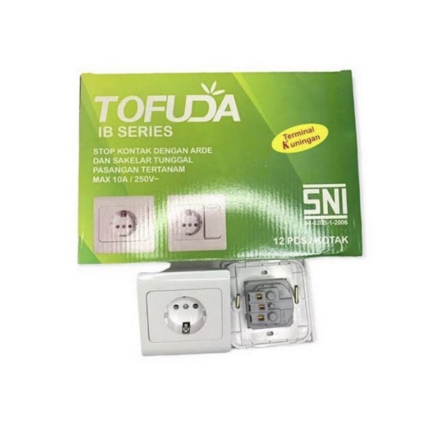 Jual IB Saklar Engkel Seri / Saklar Stop Kontak Inbow /Tanam TOFUDA ...