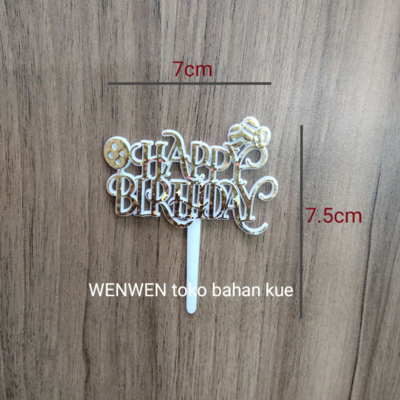 Jual Topper Plastik HBD Bola | Shopee Indonesia
