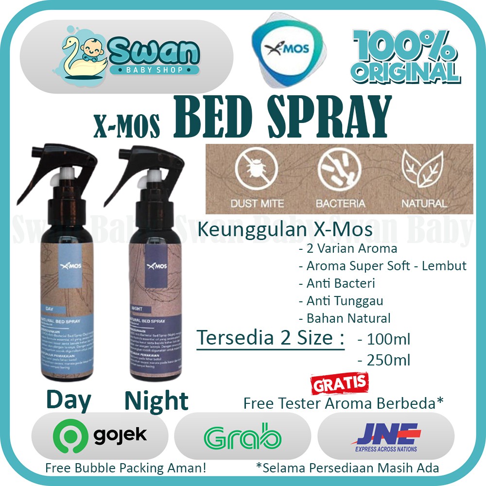 Jual X-MOS Natural Bed Spray / Xmos | Shopee Indonesia