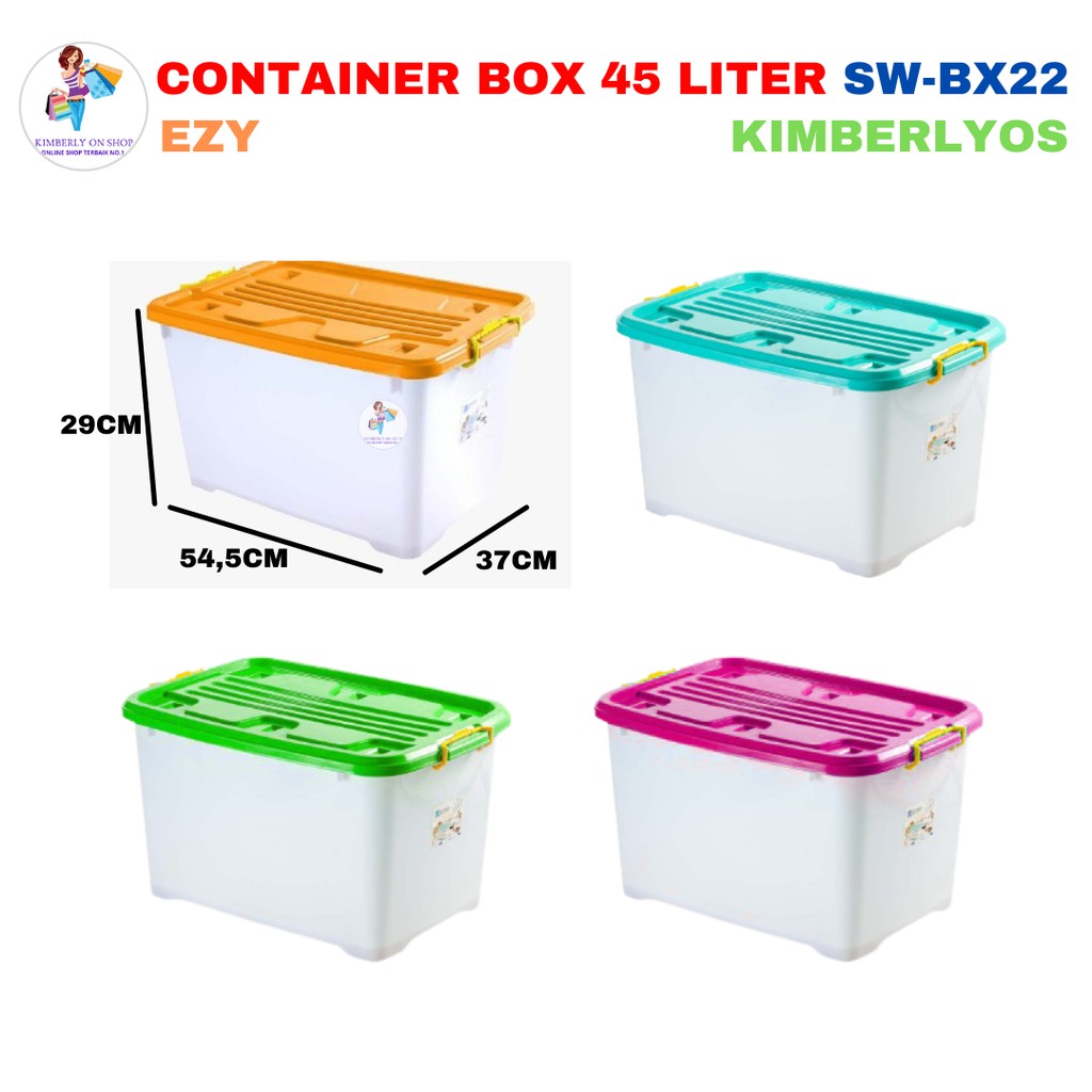 Jual EZY Container Box 45 Liter SW-BX22 | Shopee Indonesia