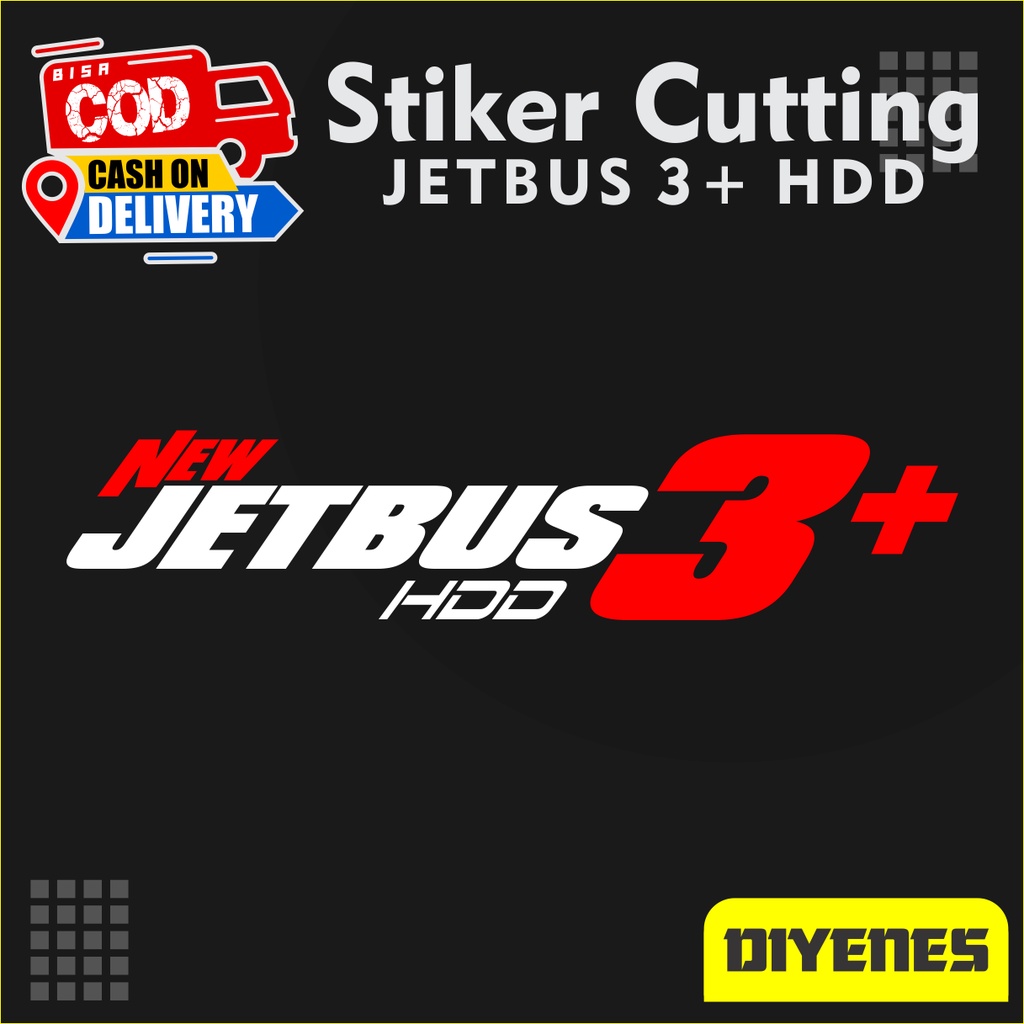 Jual Sticker Cutting JETBUS 3+ HDD, Sticker Cutting Variasi Mobil Bus ...