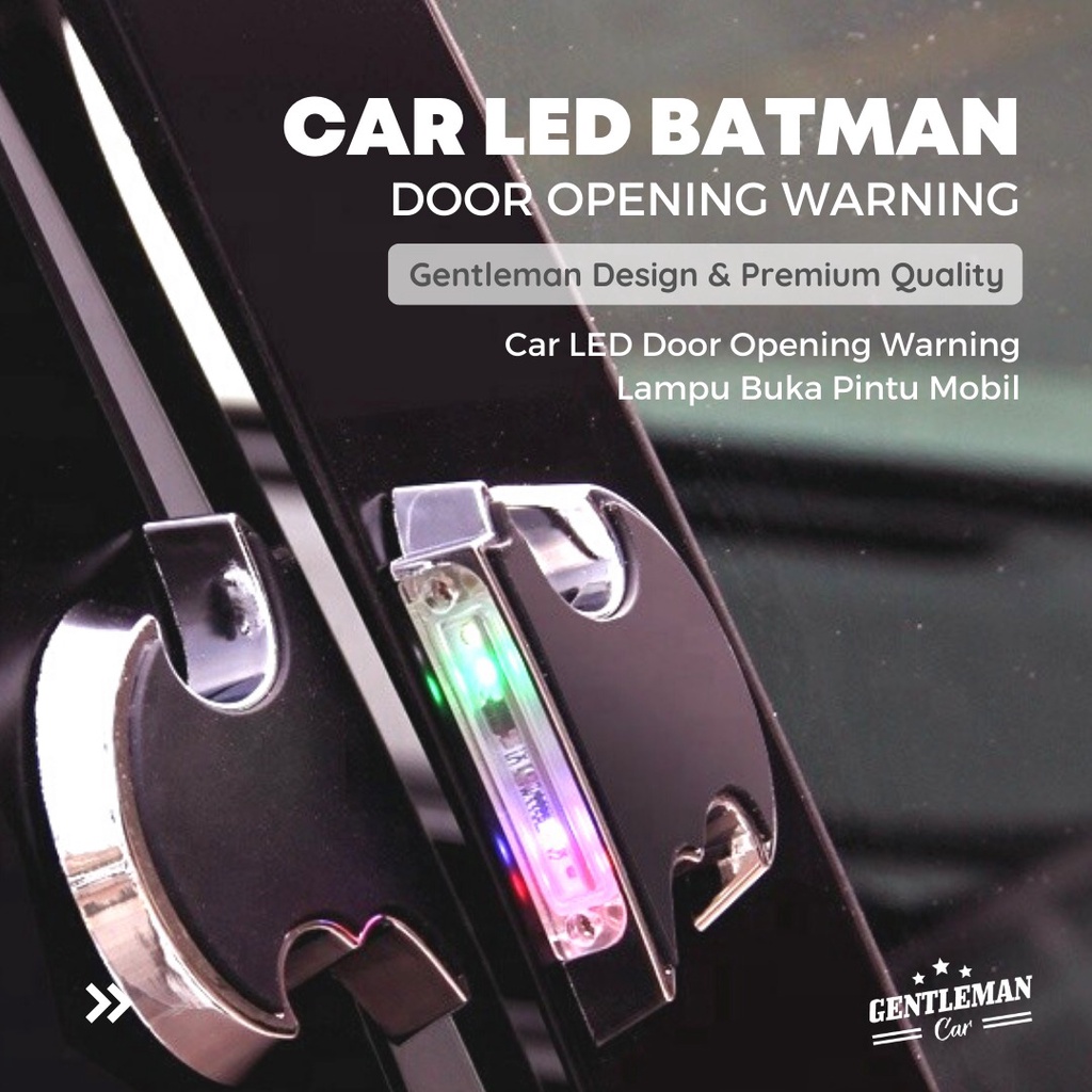 Jual Car LED Batman Door Opening Warning Lampu Peringatan Safety Buka ...