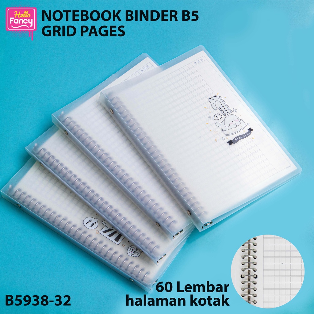 Jual Binder Note B5 isi 60 Lembar / Binder Fancy B5938-31 | Shopee ...