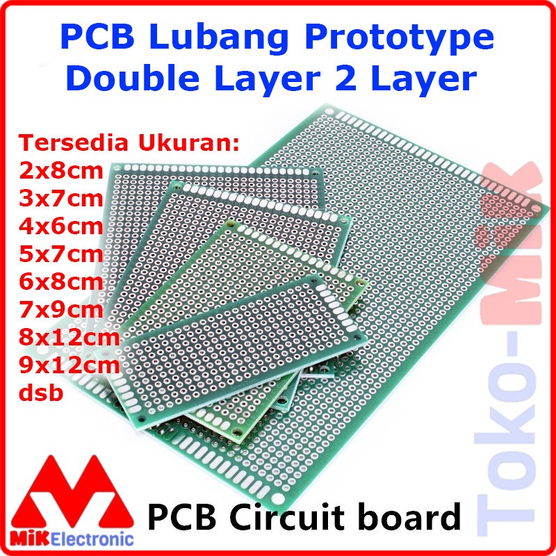 Jual PCB Lubang Double Layer untuk Prototype 2 Layer Board Berbagai ...