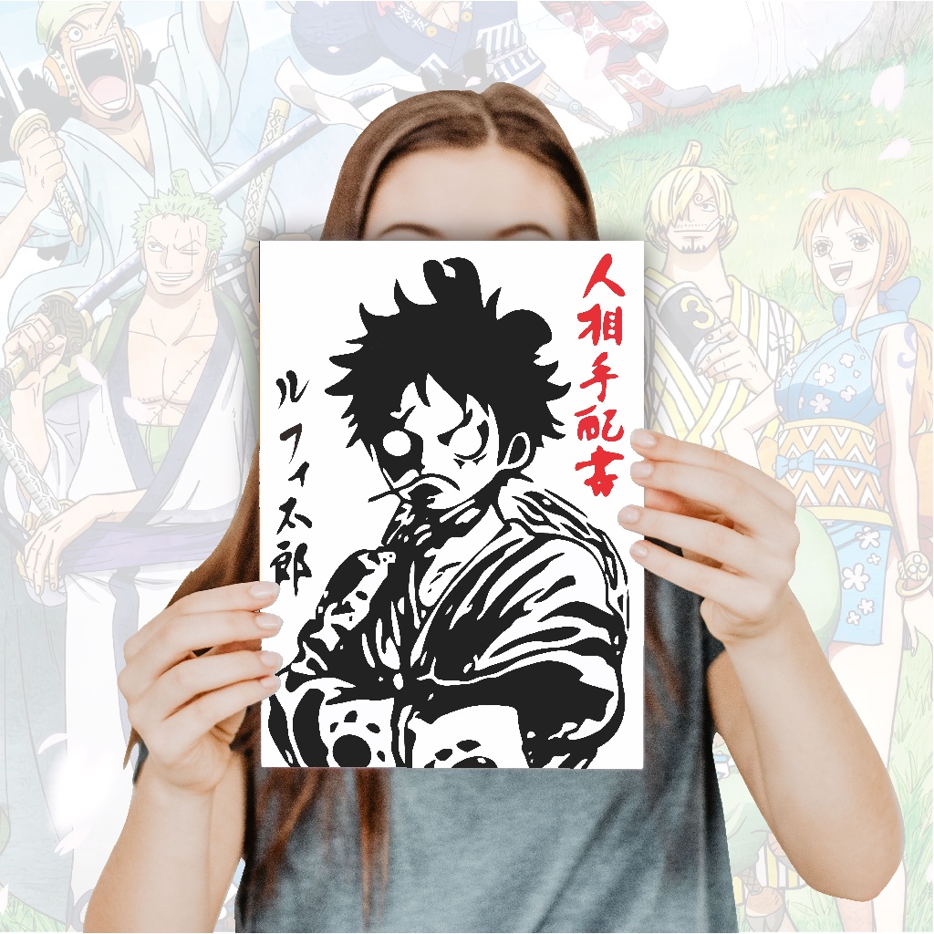 Jual Poster Wanted Bounty One Piece Wano Ukuran A4+ - LUFFYTARO (Luffy ...