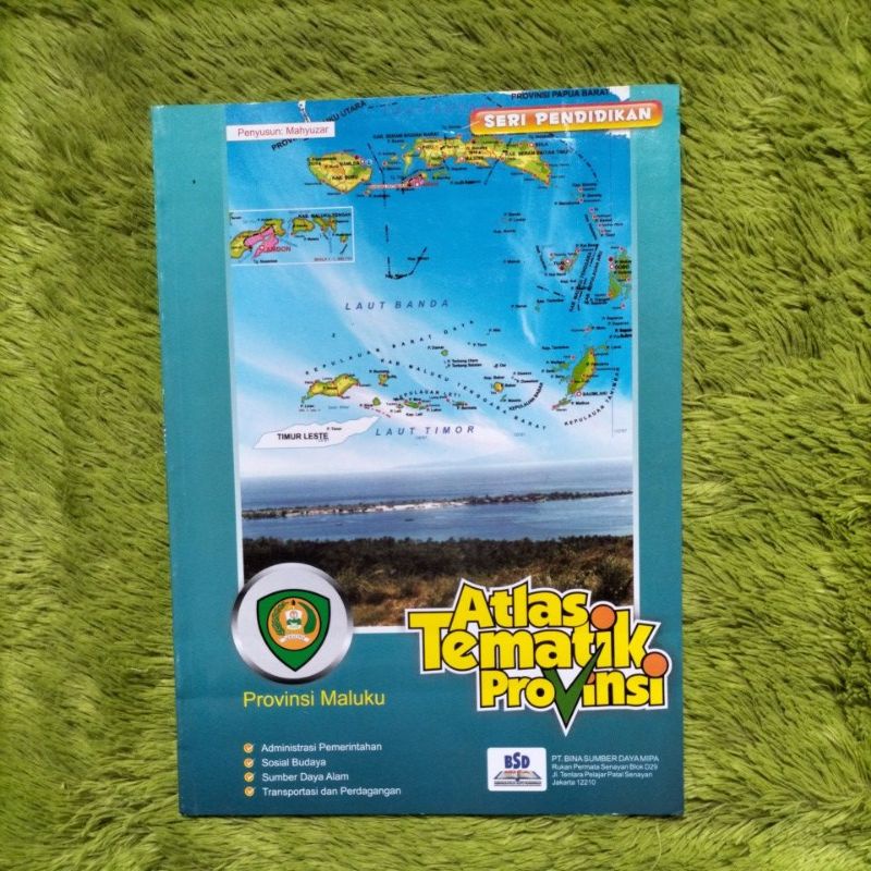 Jual ORIGINAL BUKU ATLAS TEMATIK PROVINSI PETA MALUKU | Shopee Indonesia