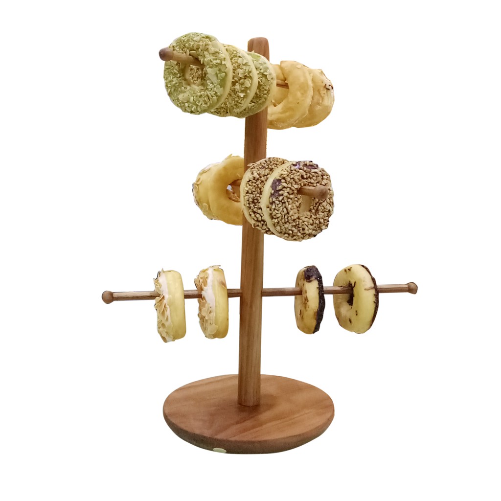 Jual Display Donat Woooden Donut Display Stand - Maestro | Shopee Indonesia
