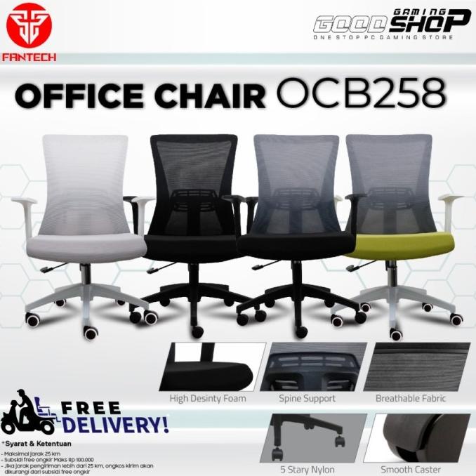 Jual Fantech Ocb258 / Oc-B258 Kursi Kerja Kantor Premium Office Chair ...