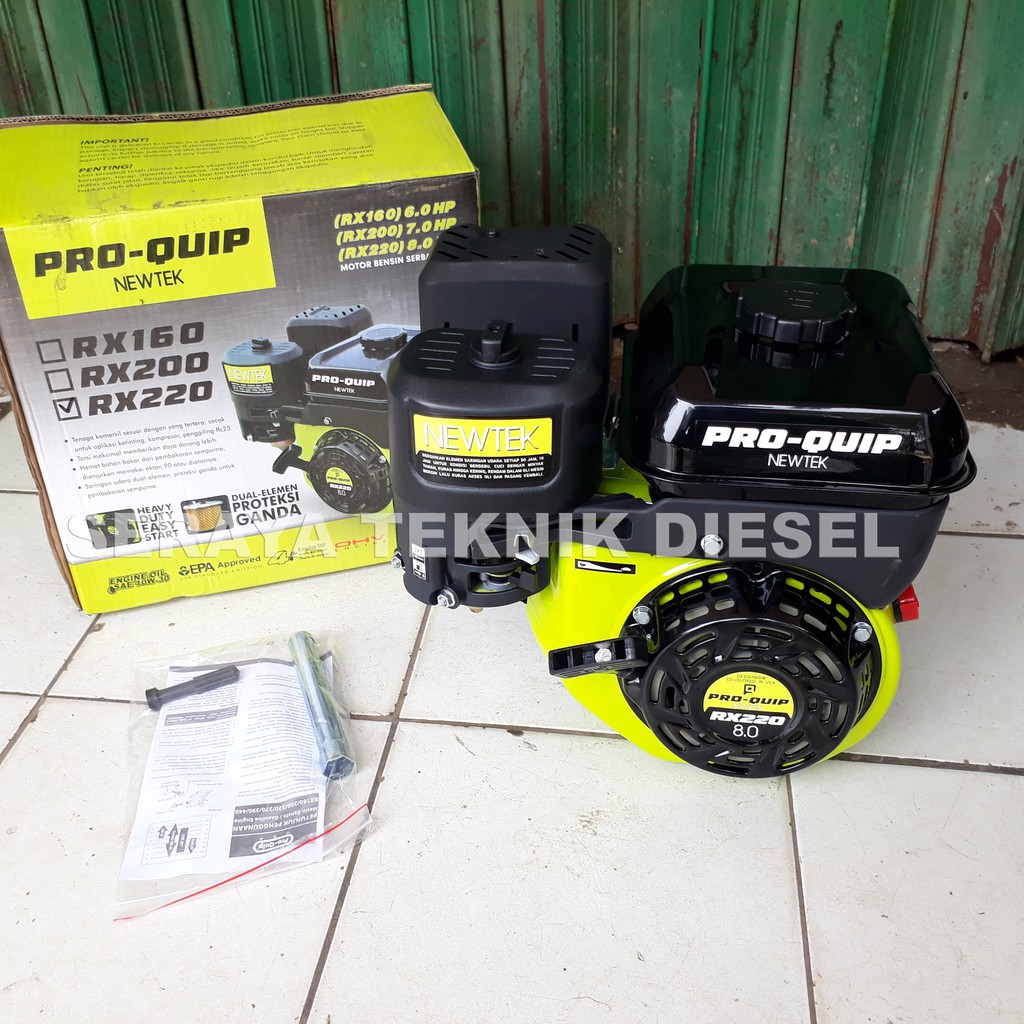 Jual Mesin Penggerak Bensin 8 hp PROQUIP RX220 Gasoline Engine Proquip ...