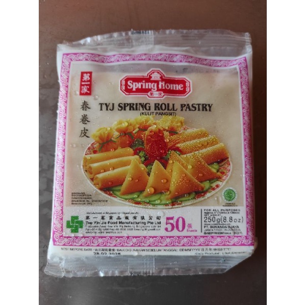 Jual Spring Roll Pastry Kulit Pangsit 50 Lembar | Shopee Indonesia