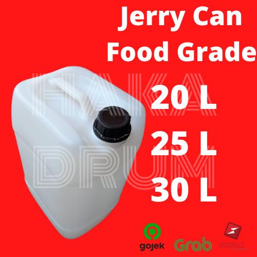 Jual Termurahhh!! Jerigen Plastik Baru 20 25 30 Liter L Dirigen Putih ...