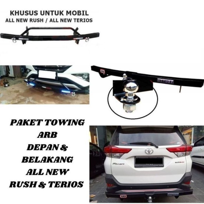 Jual TOING PALANG BUMPER BEMPER BESI TOWING DEPAN BELAKANG RUSH TERIOS ...