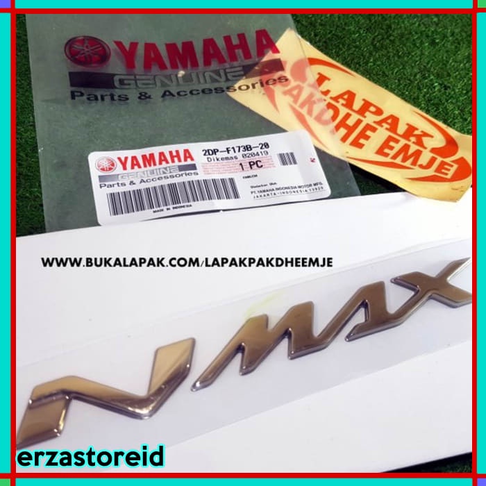 Jual EMBLEM N MAX YAMAHA ORIGINAL WARNA GOLD 2DP F173B 20 EMBLEM YAMAHA ...