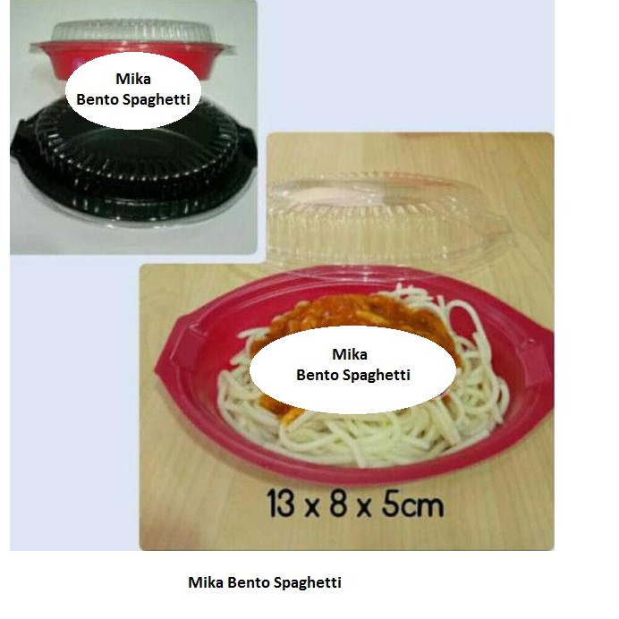 Jual 25 PCS MIKA BENTO SPAGHETTI COCOK YANG UNTUK RESTO YANG MENJUAL ...