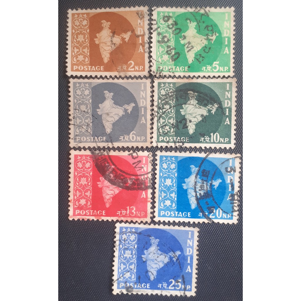 Jual PERANGKO LAMA INDIA/SERI PETA NEGARA INDIA/HARGA PER PCS | Shopee ...