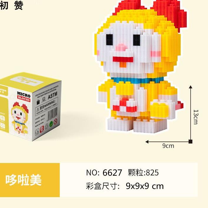 Jual ジ Lego Nano Block Doraemon Nobita Shizuka Dorami Giant Suneo Lego ...