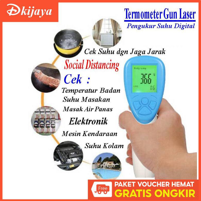 Jual Termometer Infrared Digital Thermometer Tembak Alat Pengukur Suhu ...