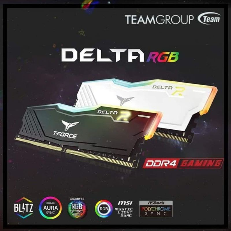 Jual Team Delta RGB DDR4 3600 (2x8GB) 16GB PC28800 | Shopee Indonesia
